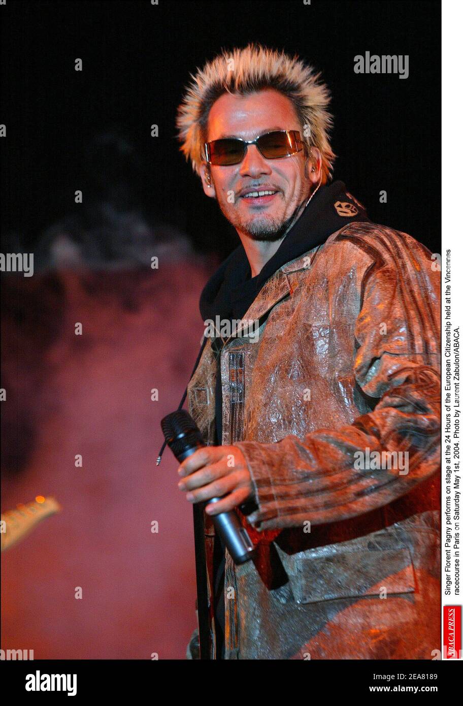 Singer Florent Pagny performs on stage at the 24 Hours of the European ...