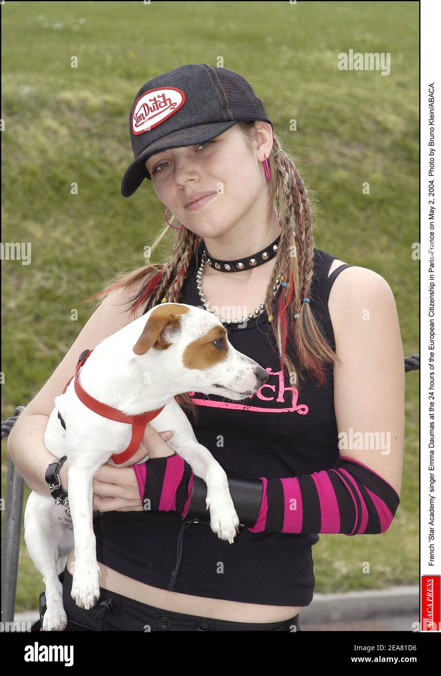 French 'Star Academy' singer Emma Daumas at the 24 hours of the ...