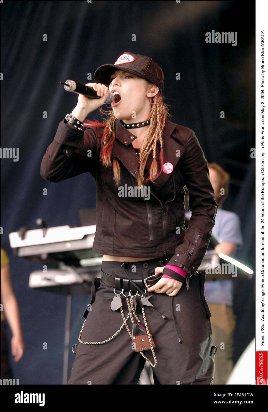 French 'Star Academy' singer Emma Daumas performed at the 24 hours of ...