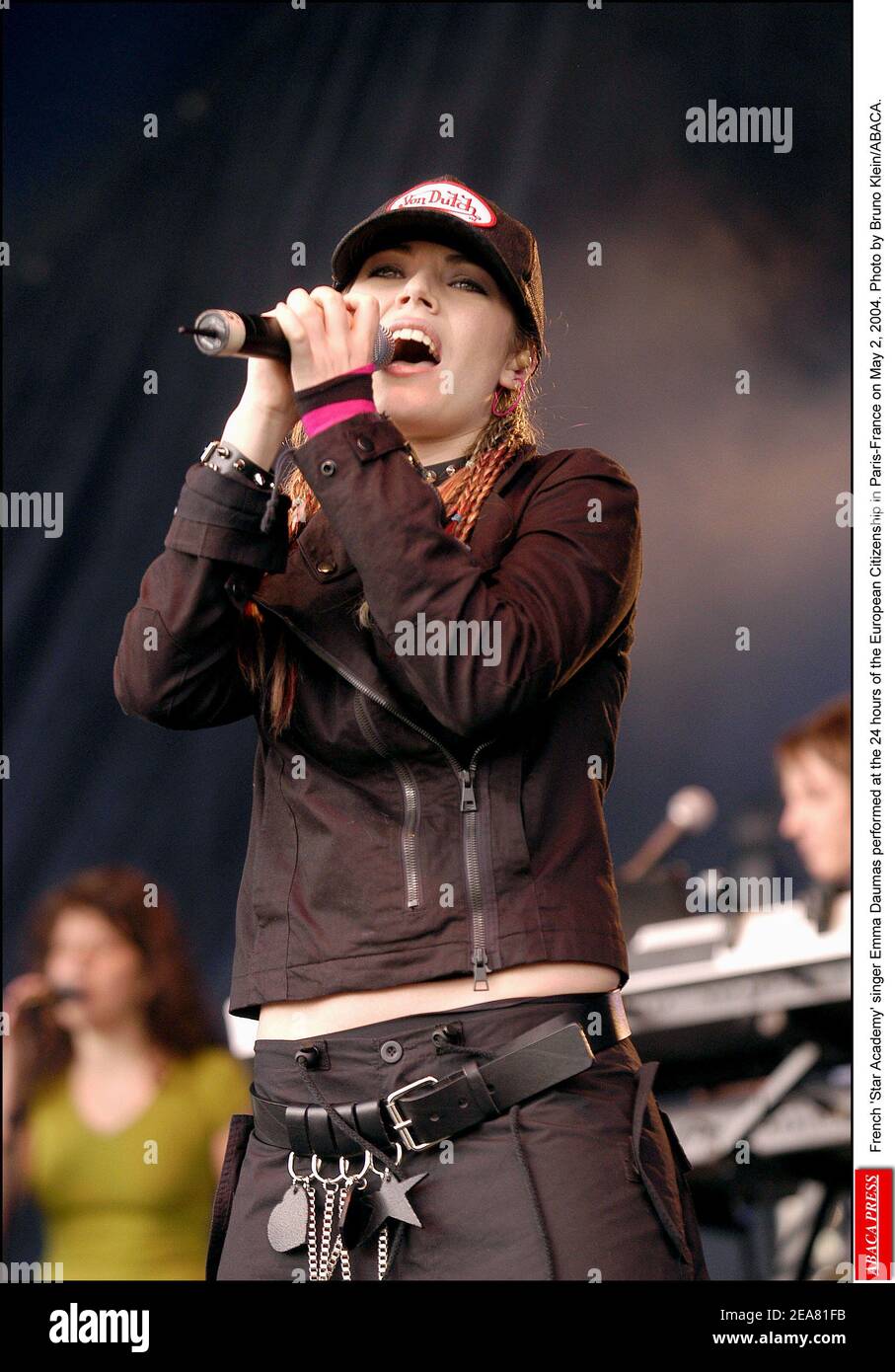 French 'Star Academy' singer Emma Daumas performed at the 24 hours of ...