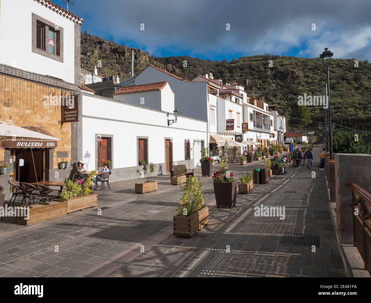 Tejeda, Gran Canaria, Canary Islands, Spain December 15, 2020: Main ...