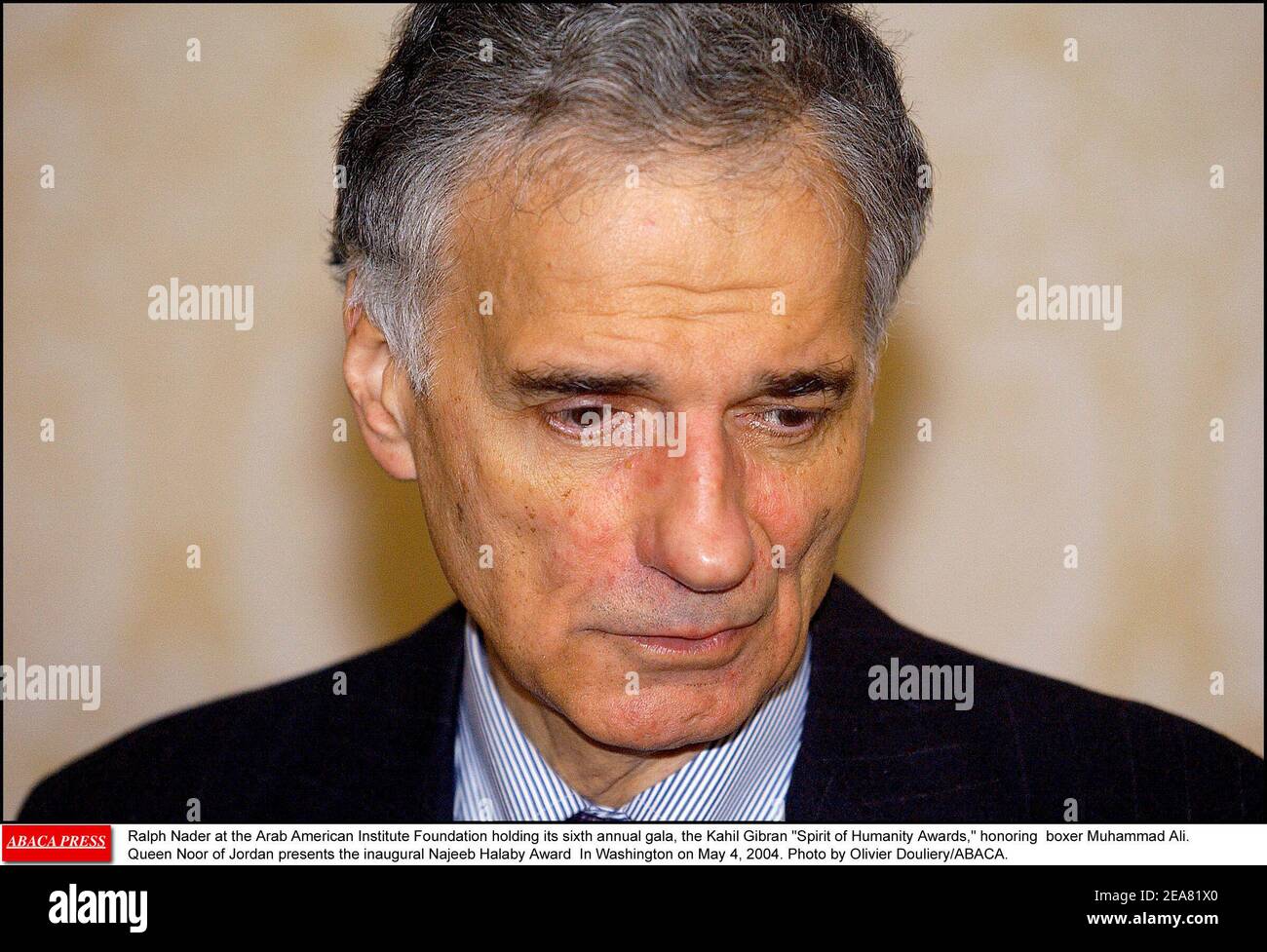 Ralph Nader at the Arab American Institute Foundation holding its sixth ...