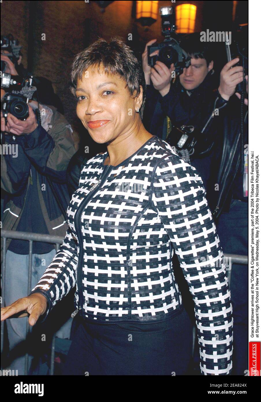 Grace Hightower arrives at the Coffee & Cigarettes premiere, part of ...