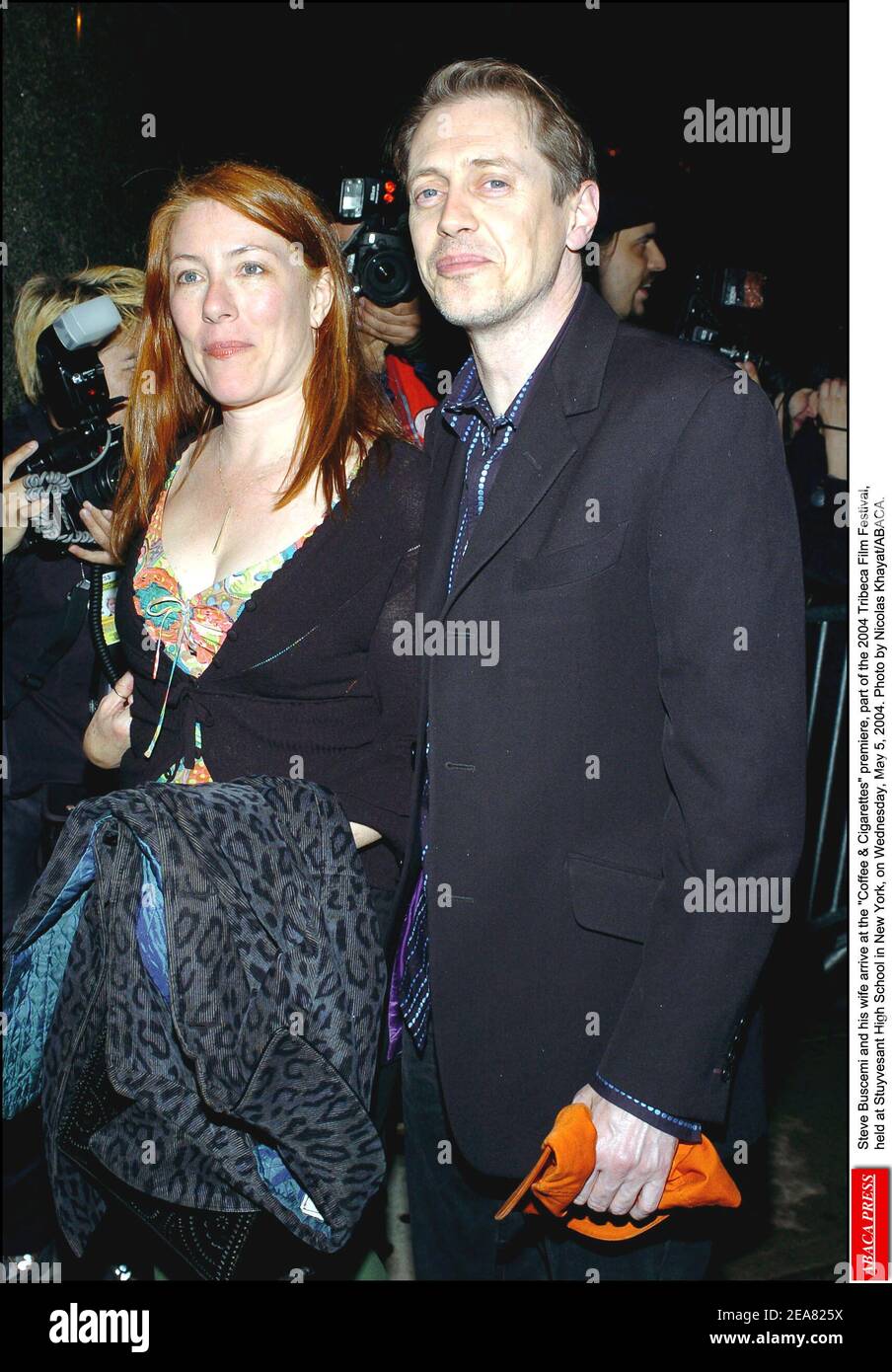 Steve Buscemi and his wife arrive at the Coffee & Cigarettes premiere ...