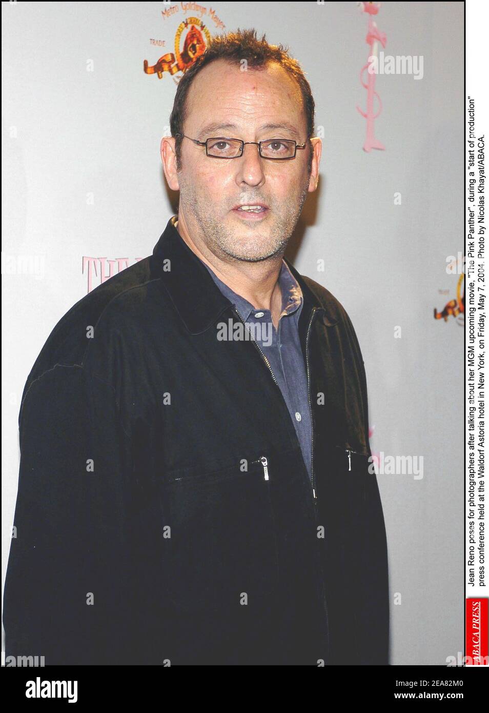 Jean Reno poses for photographers after talking about her MGM upcoming ...