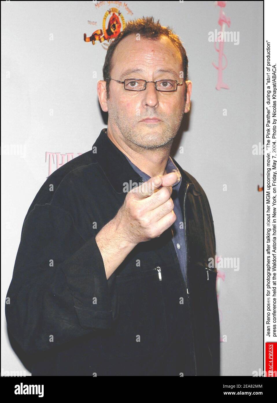 Jean Reno poses for photographers after talking about her MGM upcoming ...