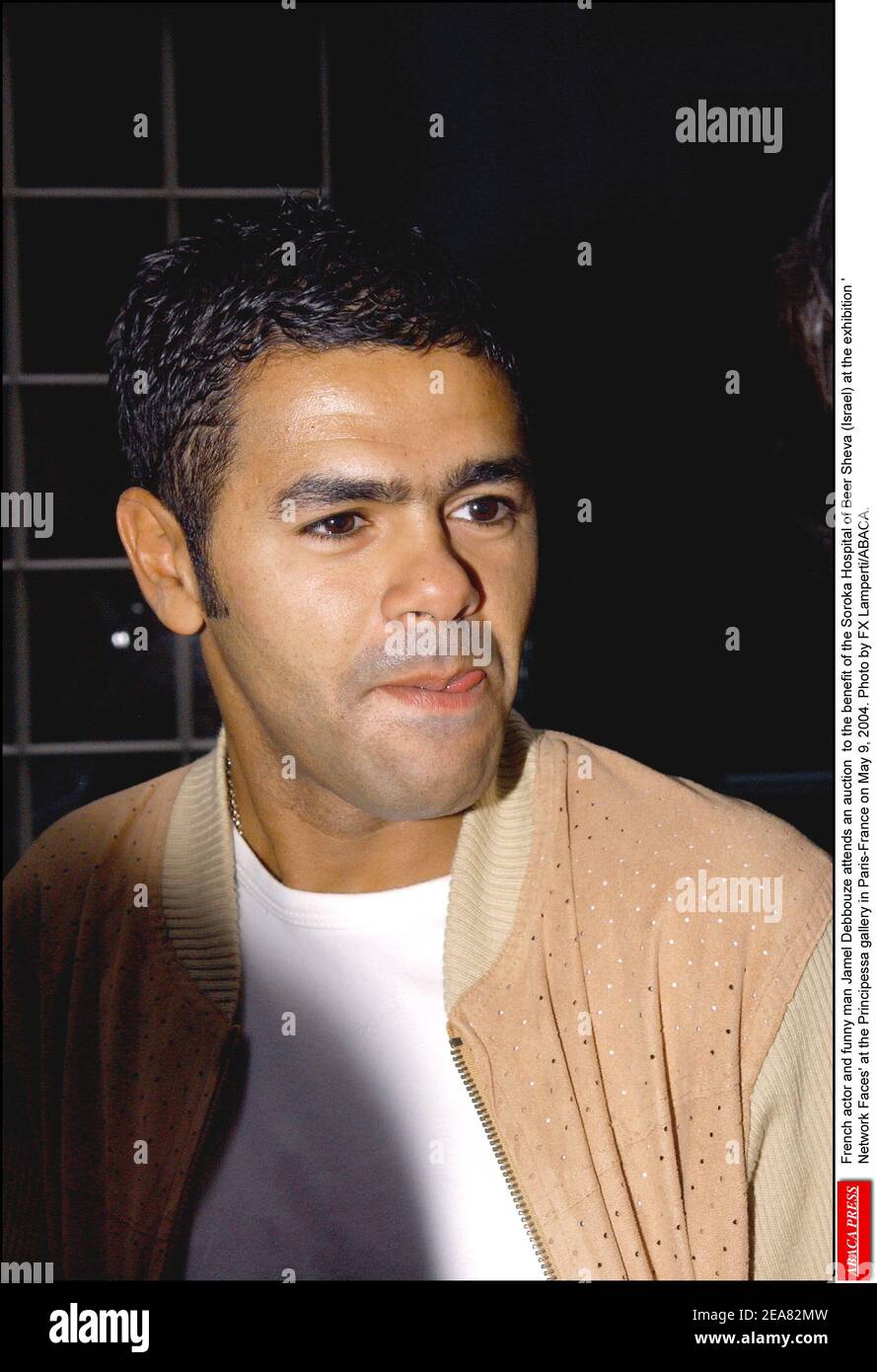 French actor and funny man Jamel Debbouze attends an auction to the ...
