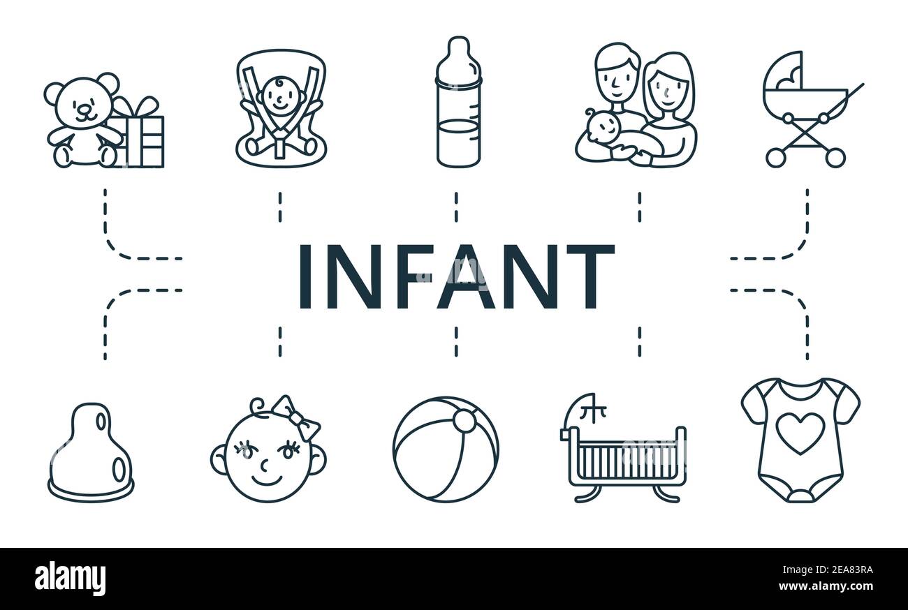 Infant icon hi-res stock photography and images - Alamy