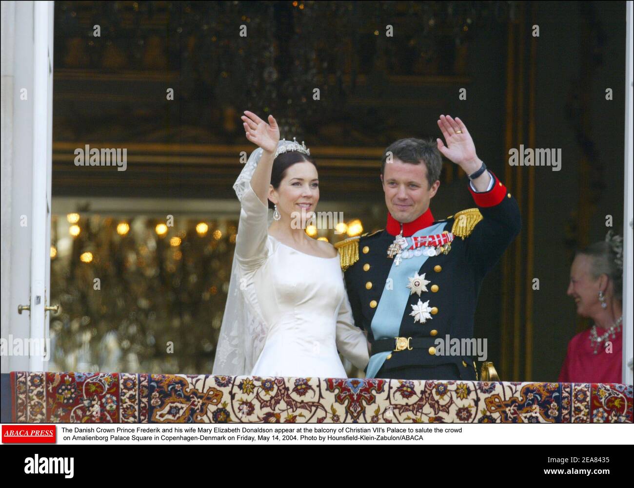 The Danish Crown Prince Frederik and his wife Mary Elizabeth Donaldson ...