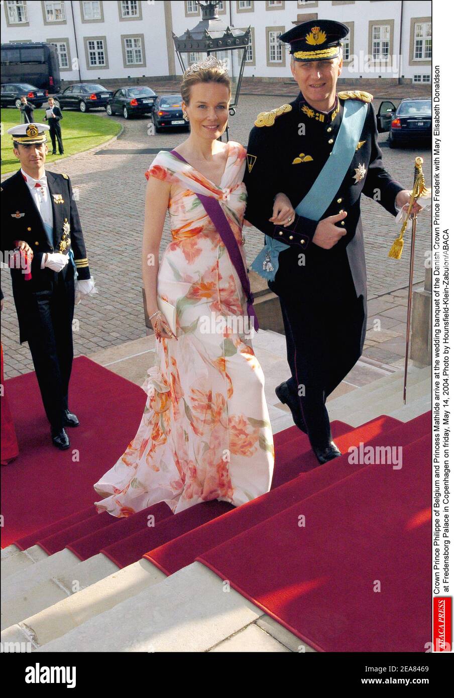 Crown Prince Philippe of Belgium and Princess Mathilde arrive at the ...