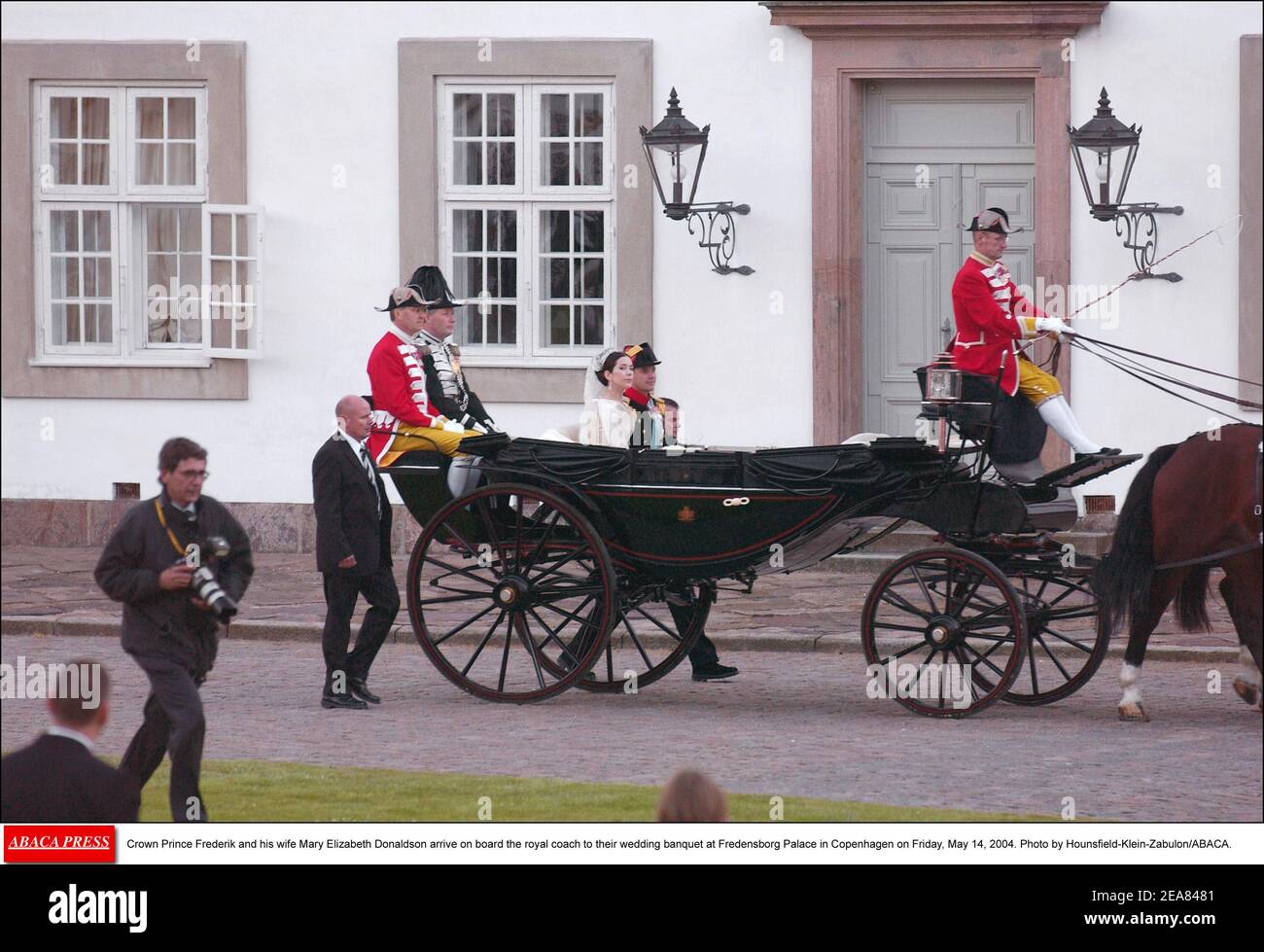 Crown Prince Frederik and his wife Mary Elizabeth Donaldson arrive on ...