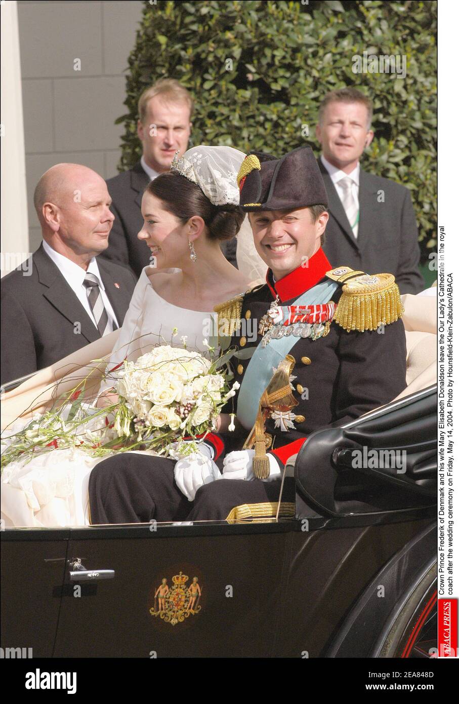Crown Prince Frederik of Denmark and his wife Mary Elisabeth Donaldson ...