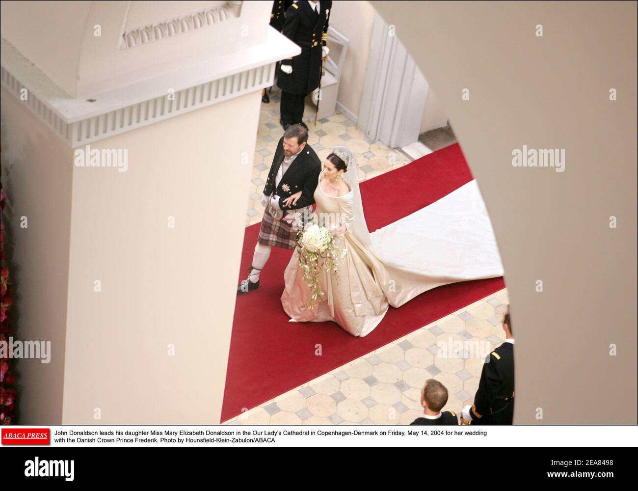 John Donaldson leads his daughter Miss Mary Elizabeth Donaldson in the ...