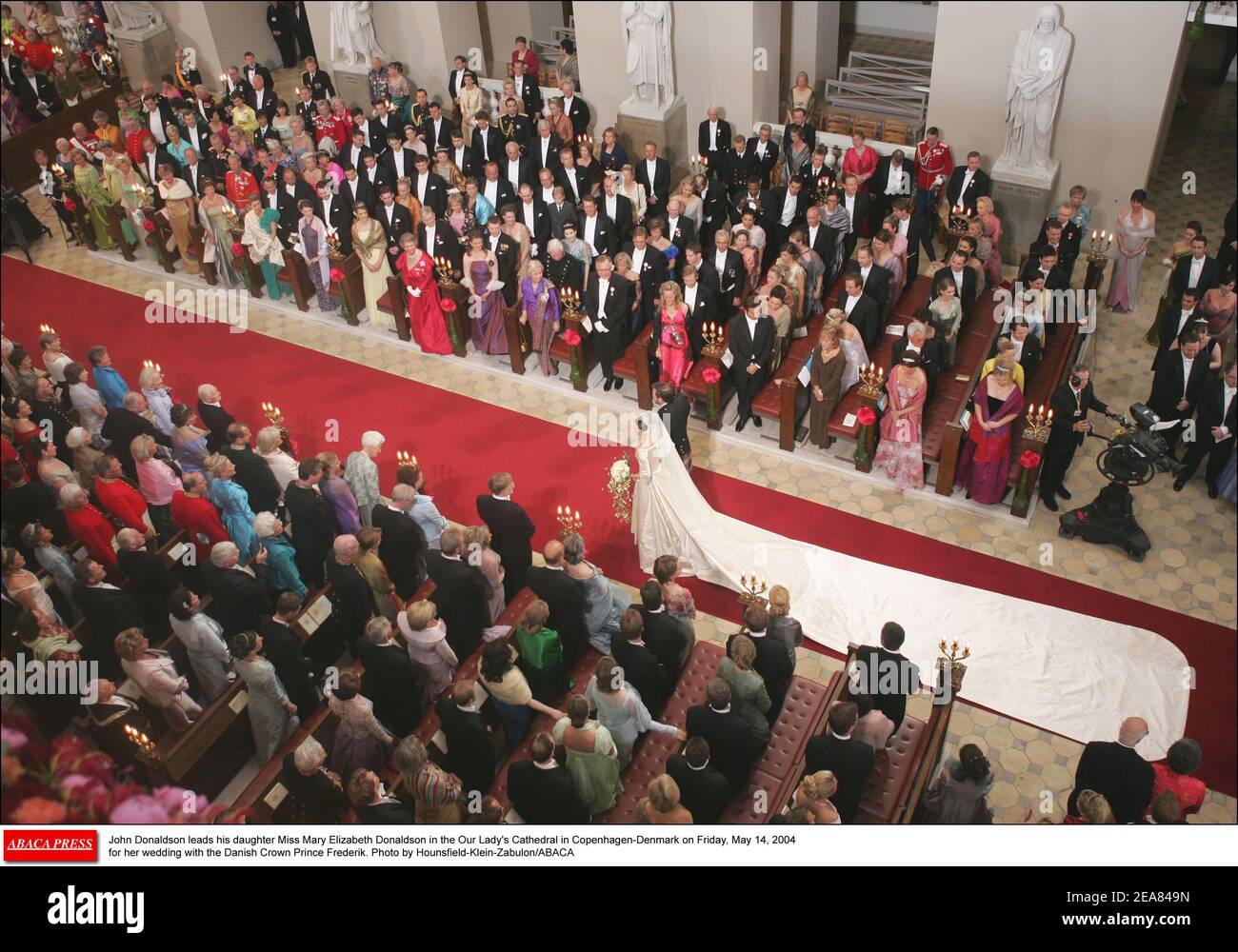 John Donaldson leads his daughter Miss Mary Elizabeth Donaldson in the ...