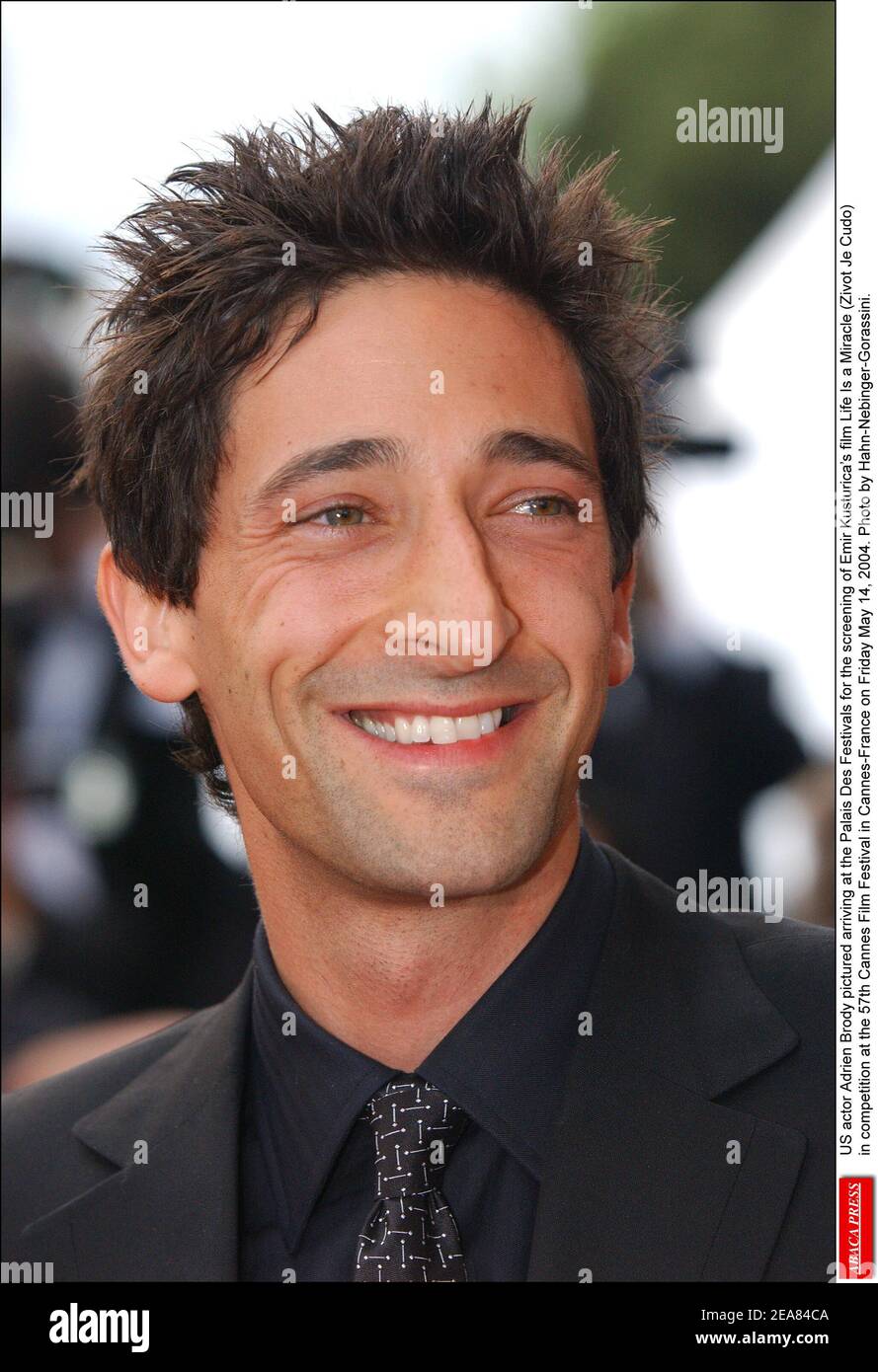 US actor Adrien Brody pictured arriving at the Palais Des Festivals for ...