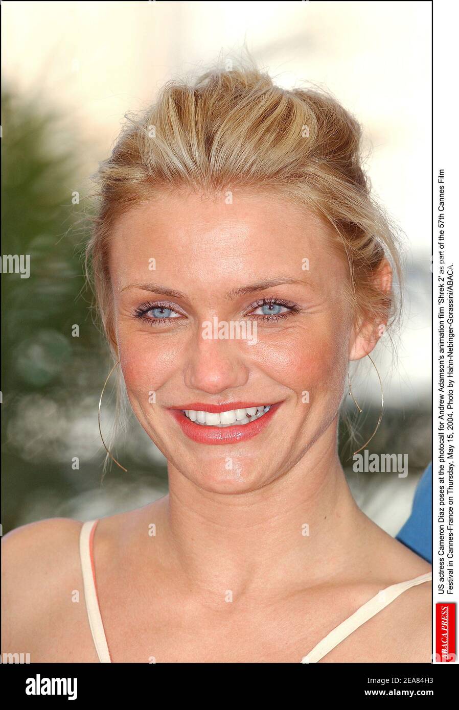 US actress Cameron Diaz poses at the photocall for Andrew Adamson's ...