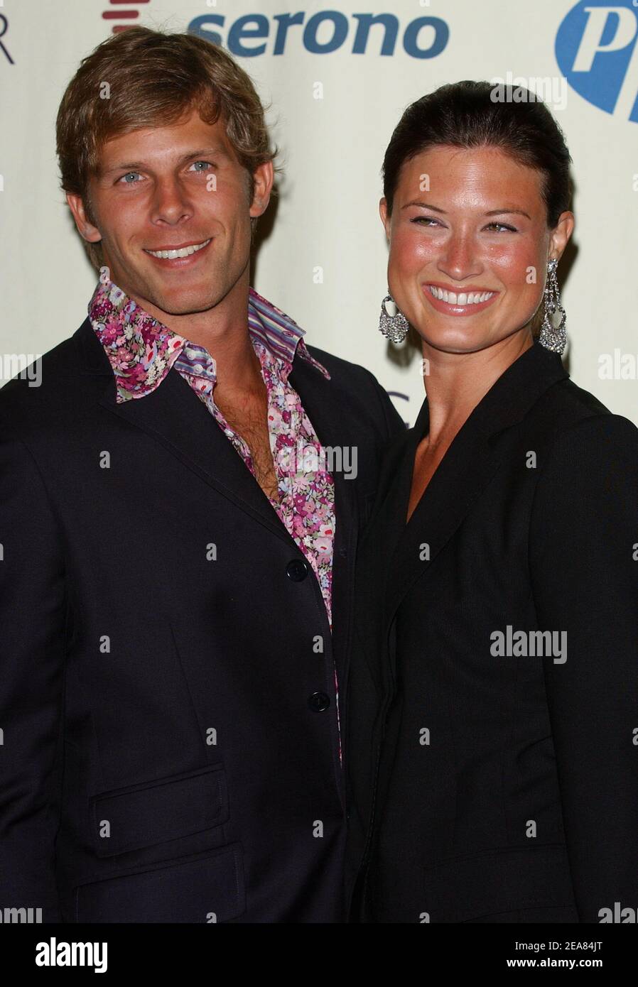 The Bachelorette Meredith Phillips and Ian McKee pose as they arrive at ...