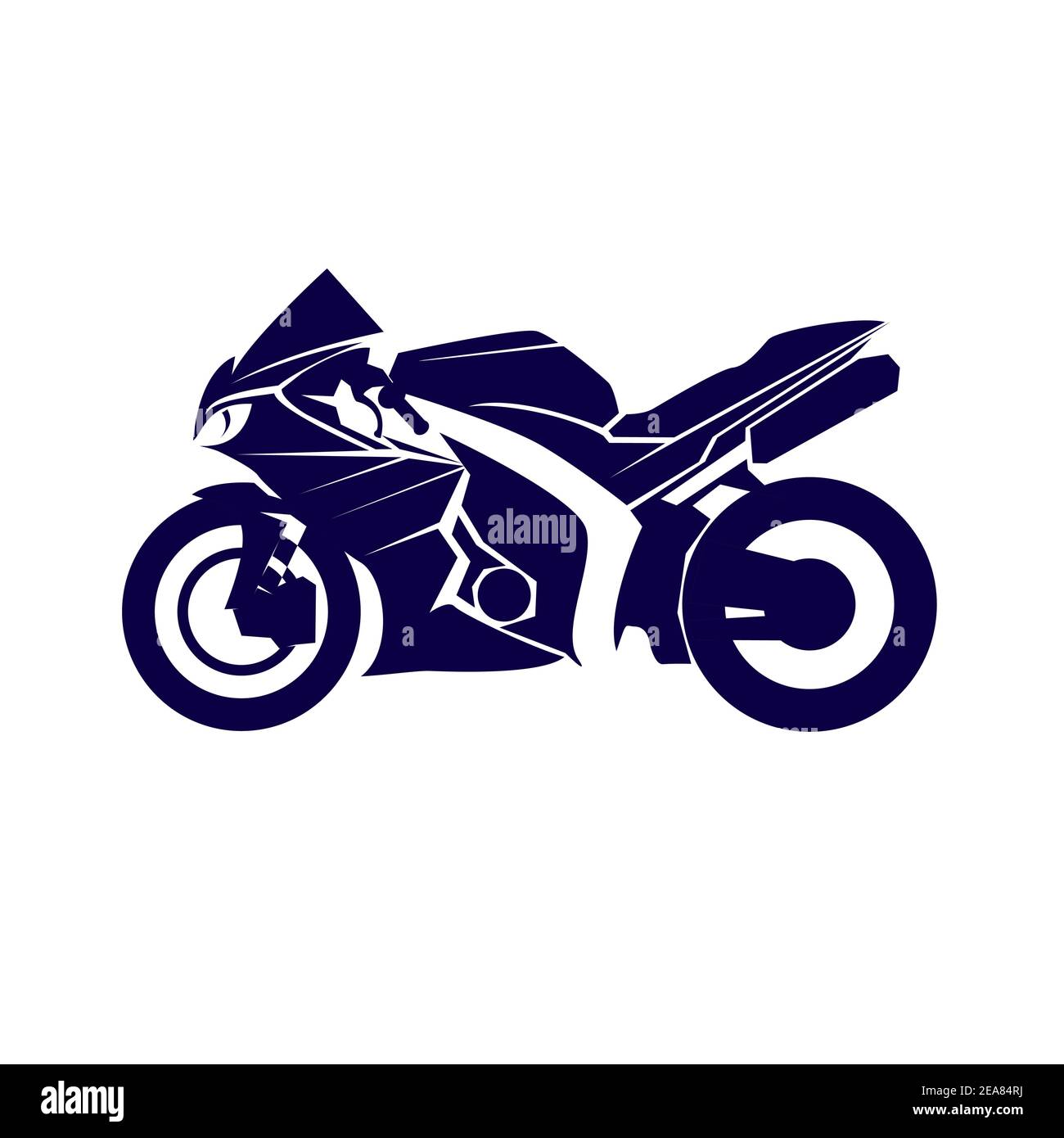 fast extreme sport bike vector eps10 illustration icon Stock Vector ...