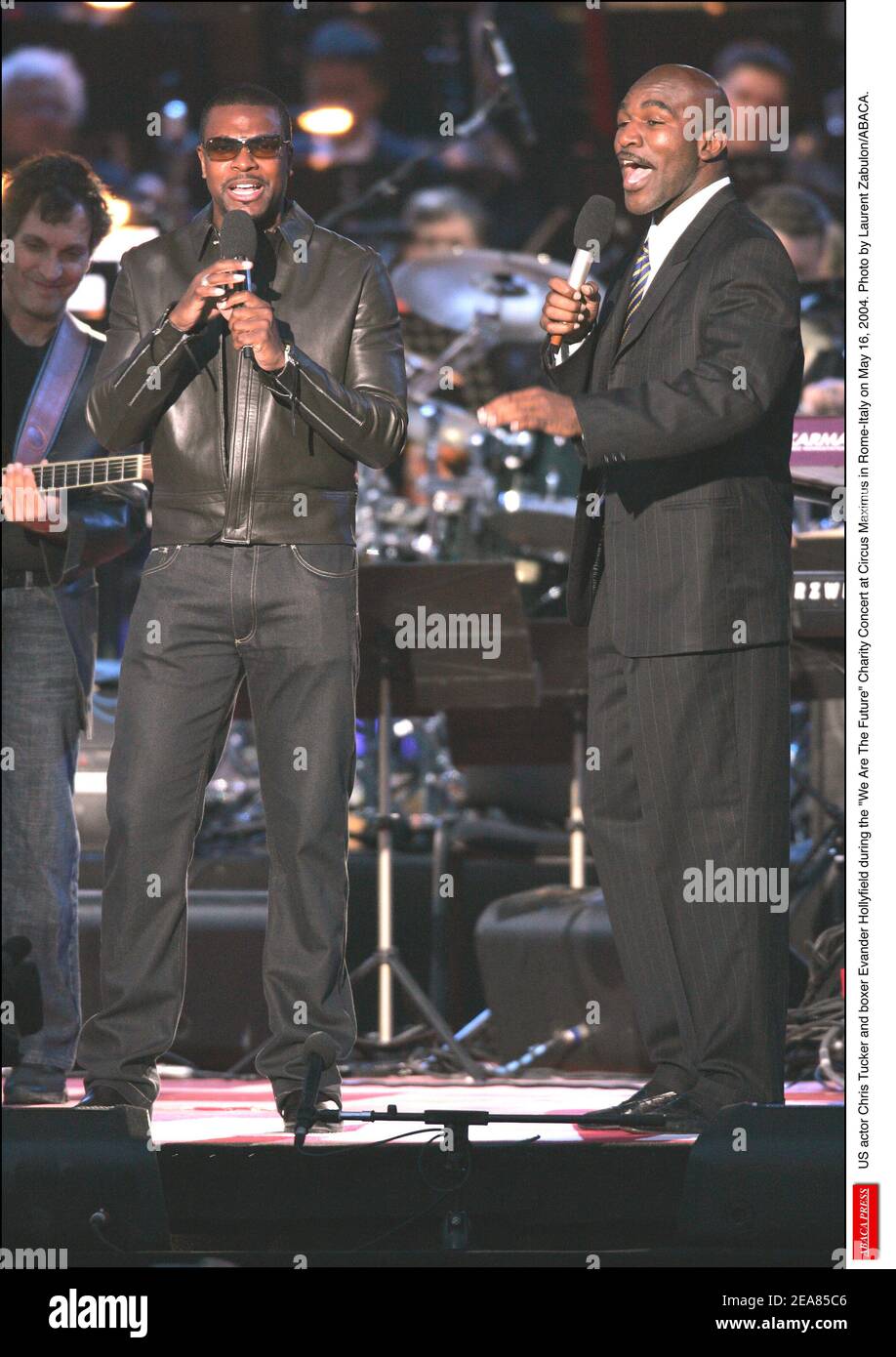 US actor Chris Tucker and boxer Evander Holyfield during the We Are The ...
