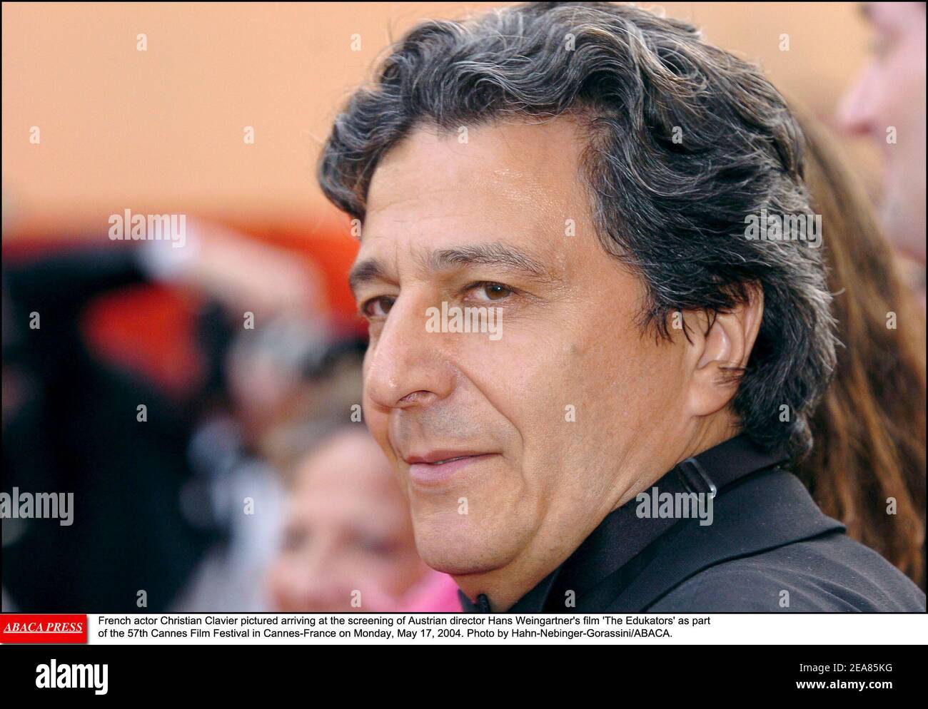 French actor Christian Clavier pictured arriving at the screening of ...