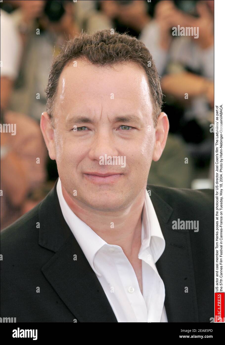 US actor and cast member Tom Hanks poses at the photocall for US ...