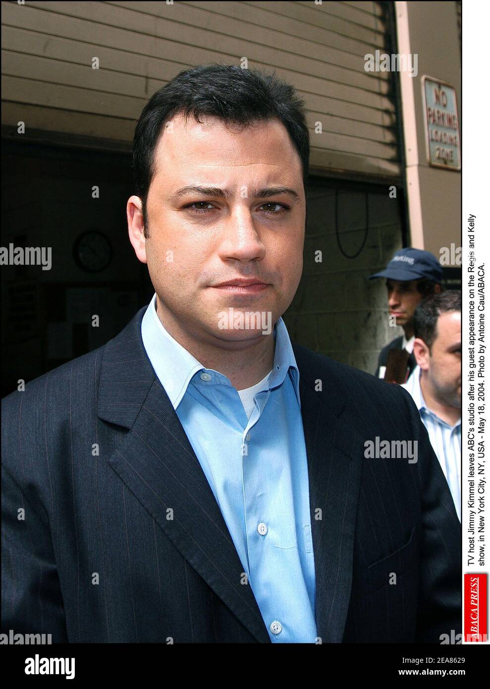 TV host Jimmy Kimmel leaves ABC's studio after his guest appearance on ...