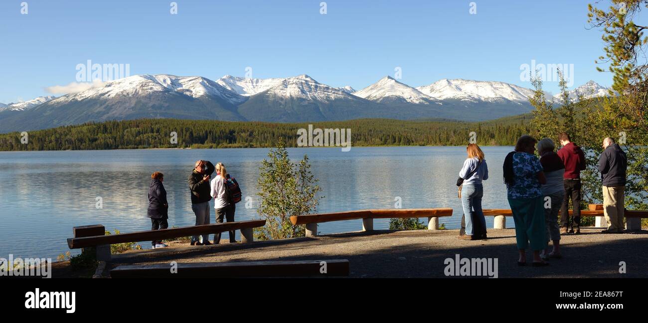 Lake Pyramid In The Snow High Resolution Stock Photography and Images ...