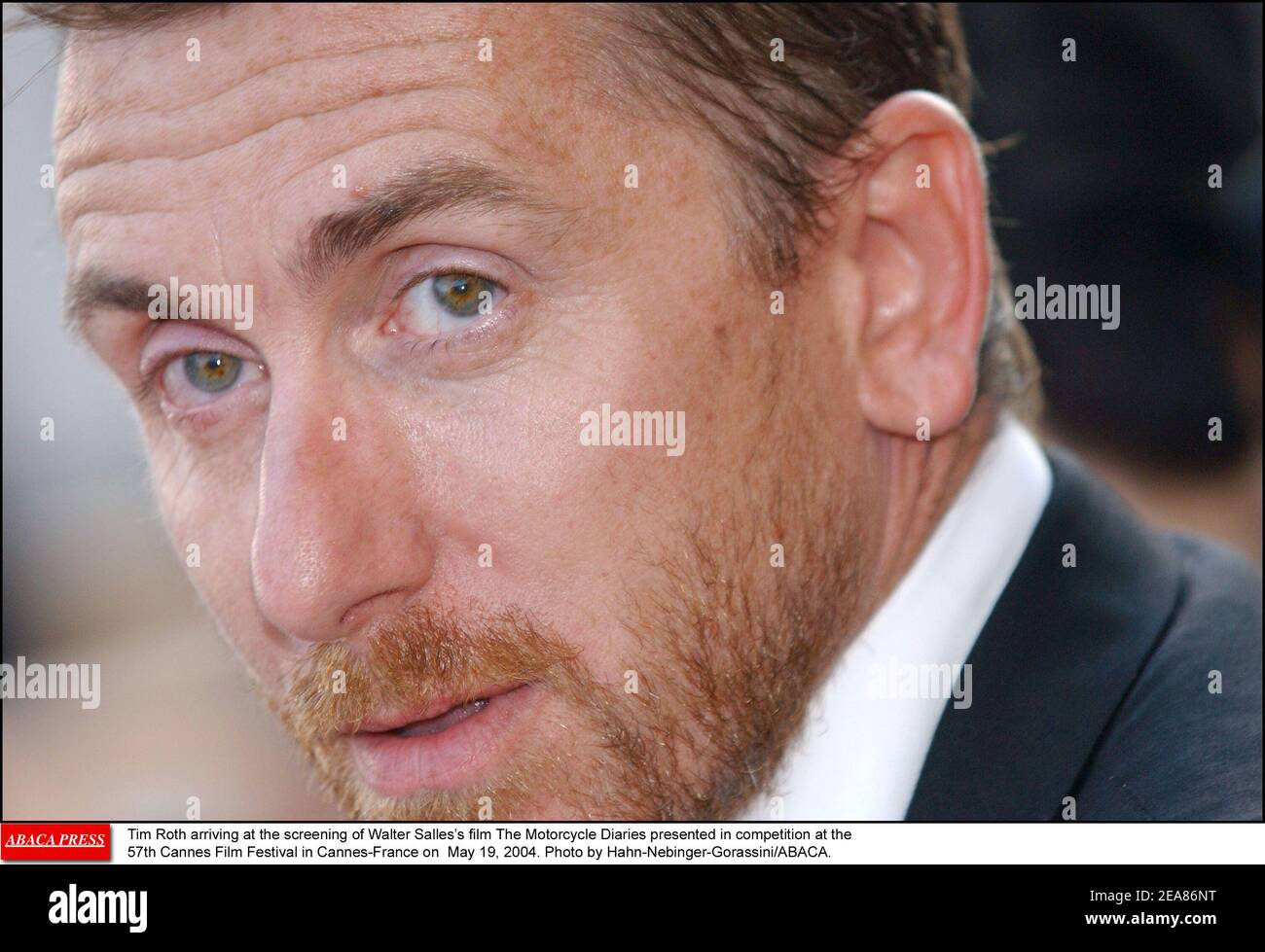 Tim Roth arriving at the screening of Walter Salles's film The ...