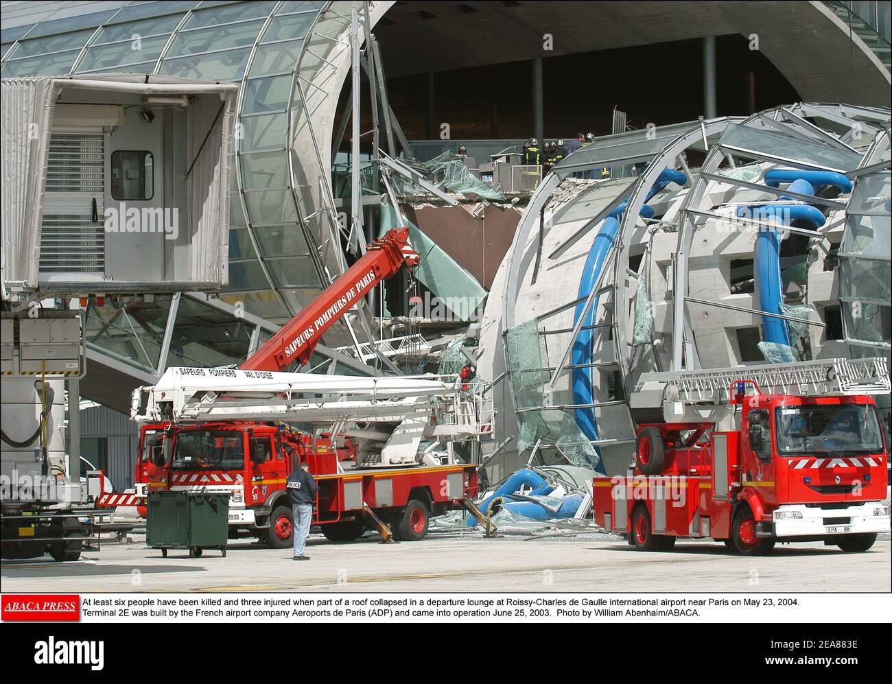 At least six people have been killed and three injured when part of a ...