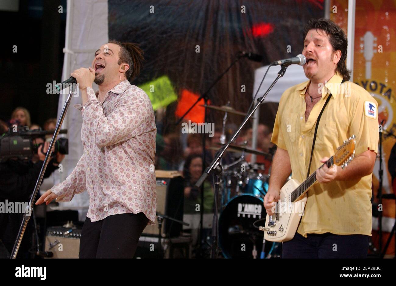 The Counting Crows perform live on the Plaza at Rockefeller Center as ...