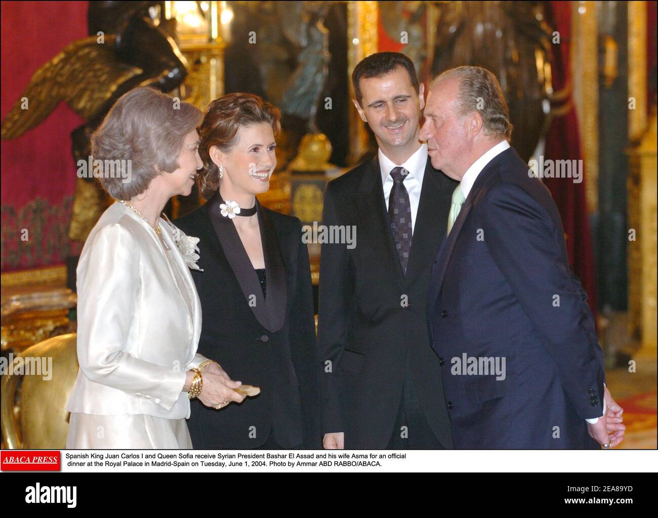 Syrian president assad spanish king hi-res stock photography and images ...