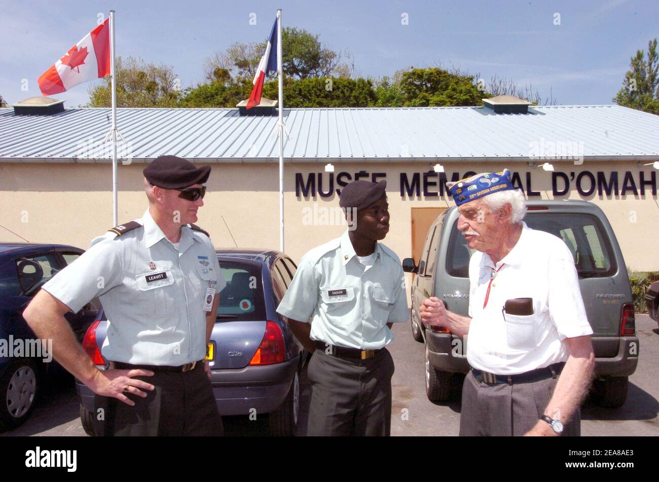 D-Day veterans of the 29th Infantry Division attend a ceremony at ...