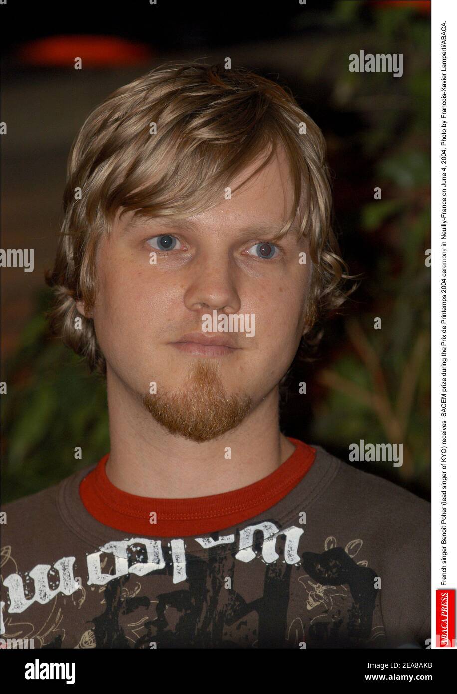 French singer Benoit Poher (lead singer of KYO) receives SACEM prize ...