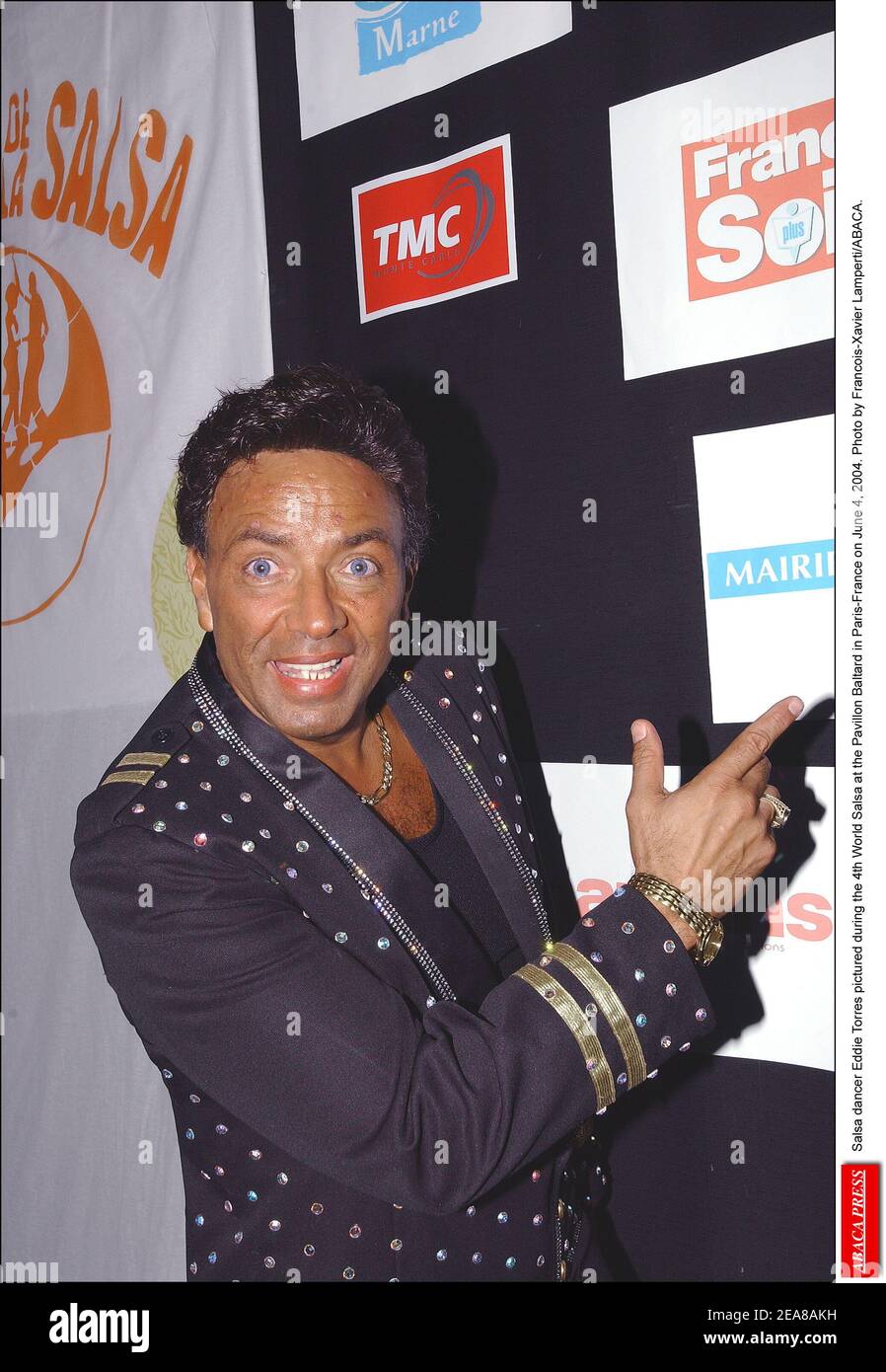 Salsa dancer Eddie Torres pictured during the 4th World Salsa at the ...