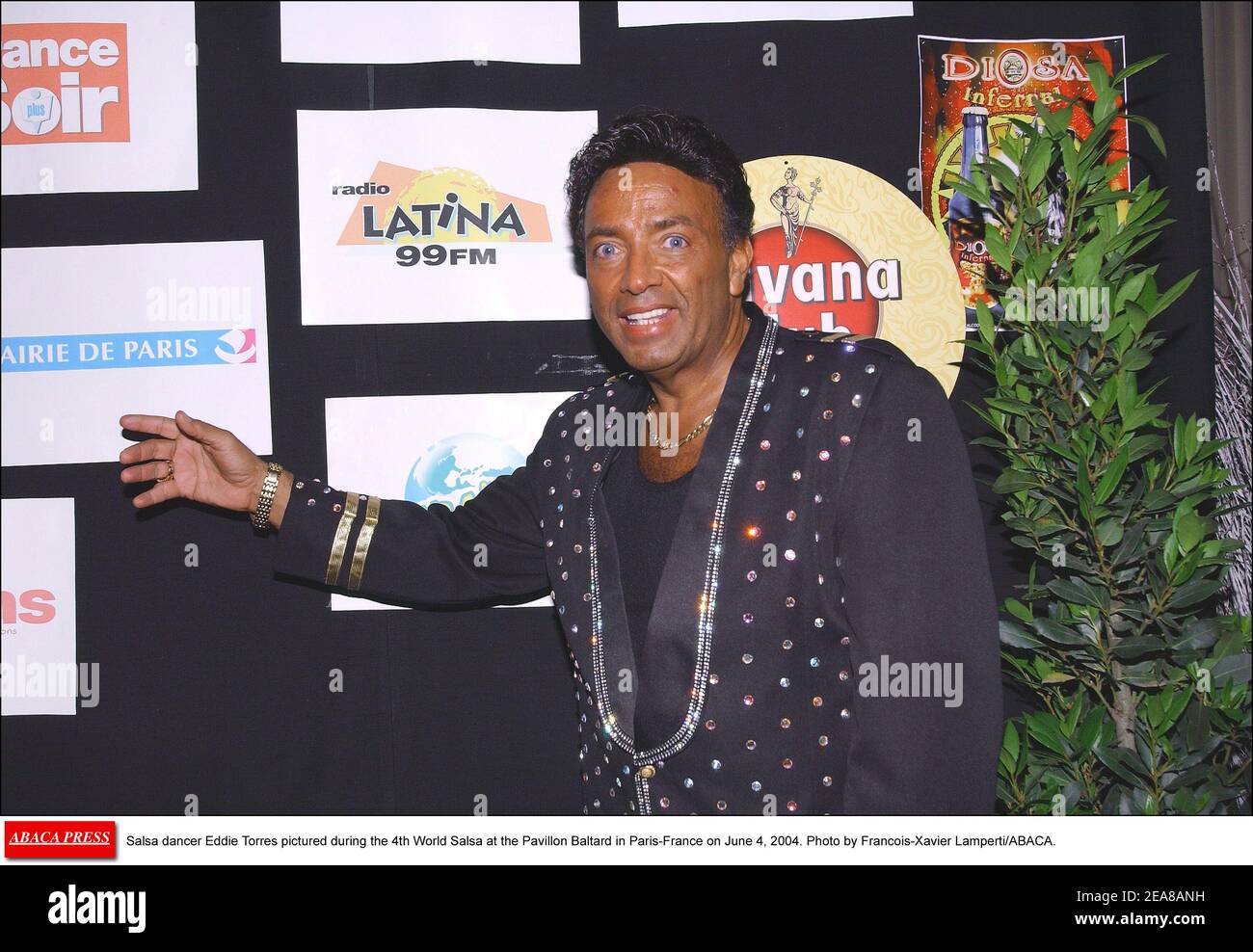 Salsa dancer Eddie Torres pictured during the 4th World Salsa at the ...