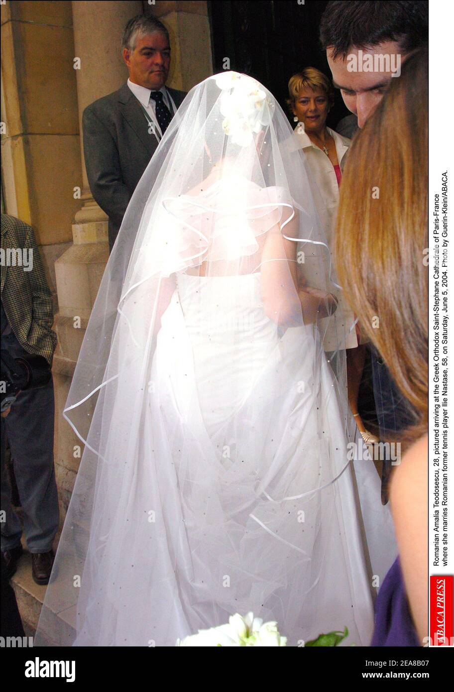 Romanian Amalia Teodosescu, 28, pictured arriving at the Greek Orthodox ...