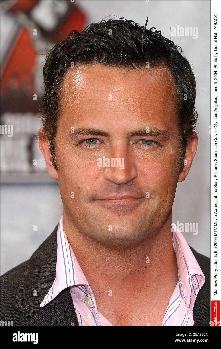 Matthew Perry attends the 2004 MTV Movie Awards at the Sony Pictures ...
