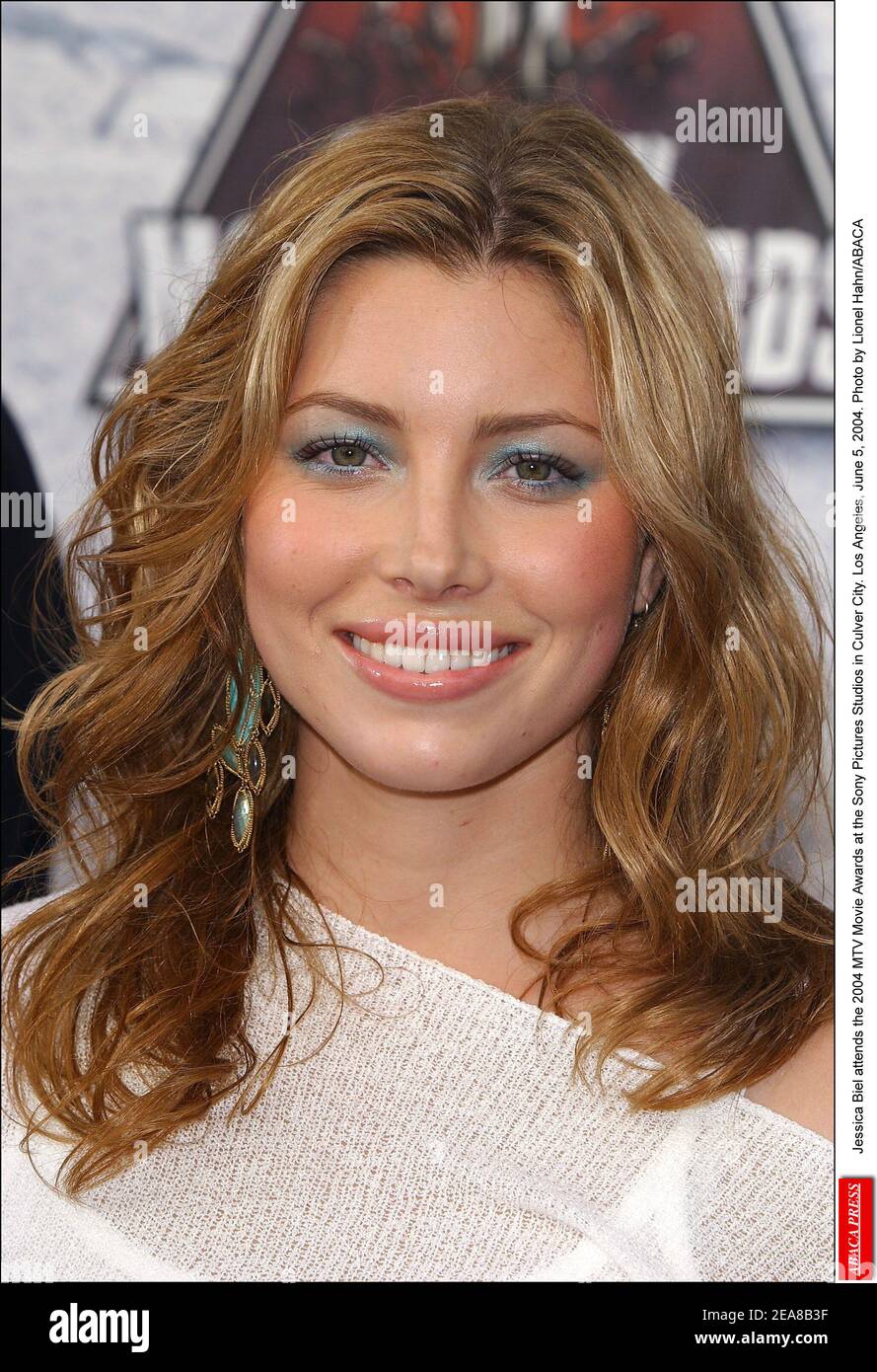 Jessica Biel attends the 2004 MTV Movie Awards at the Sony Pictures ...