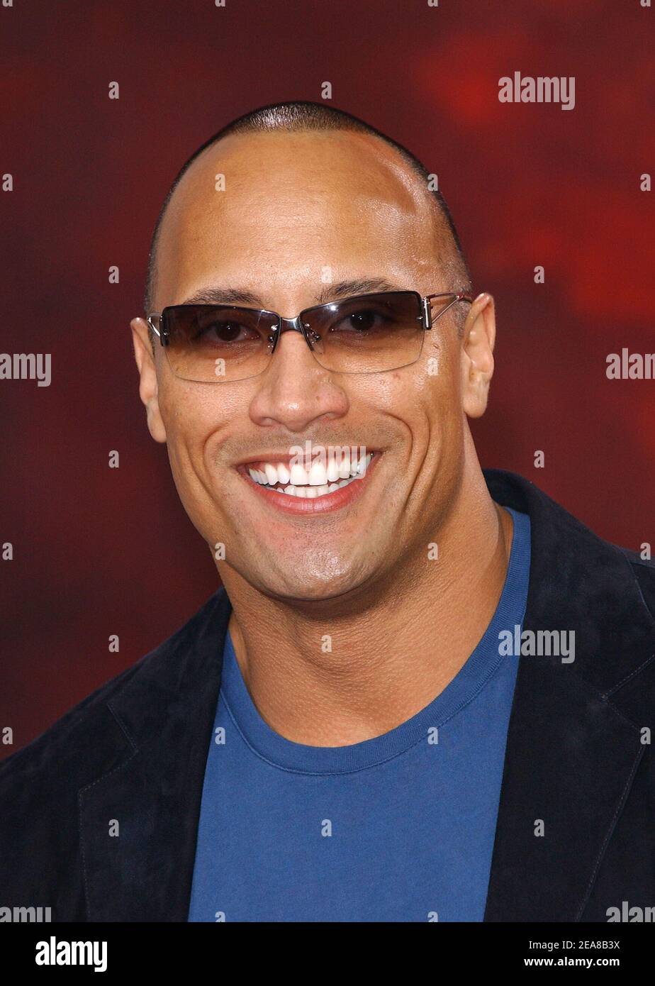 The Rock attends the 2004 MTV Movie Awards at the Sony Pictures Studios ...
