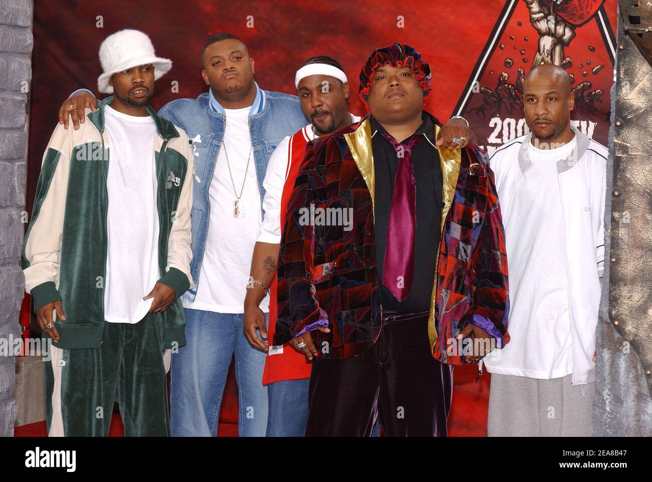 D12 attends the 2004 MTV Movie Awards at the Sony Pictures Studios in ...