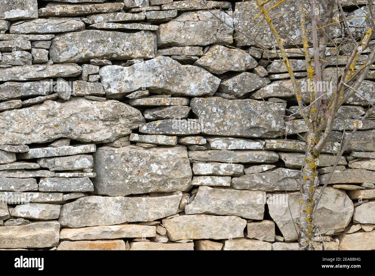 image of stone wall in rural environment Stock Photo - Alamy