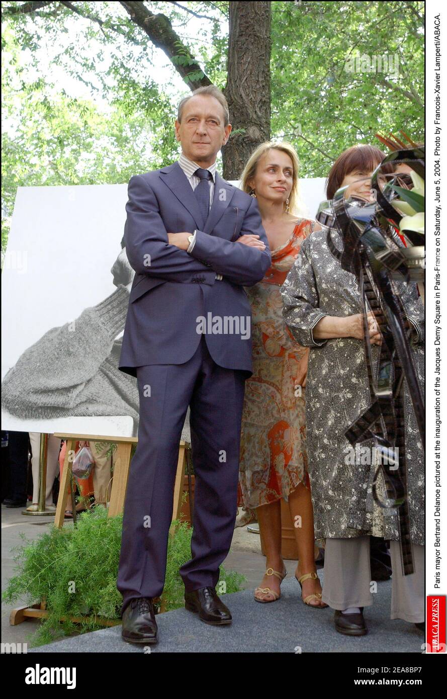 Paris mayor Bertrand Delanoe pictured at the inauguration of the ...