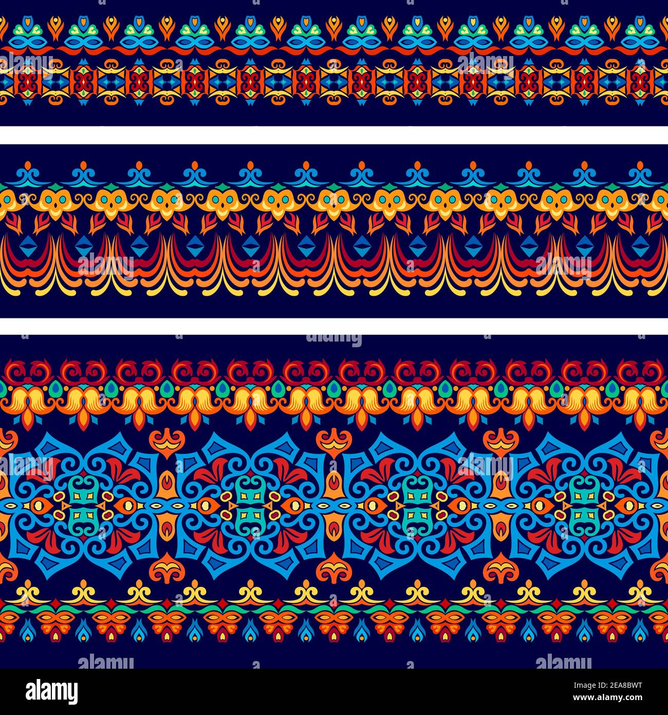 Bright indian colors Stock Vector Images - Alamy