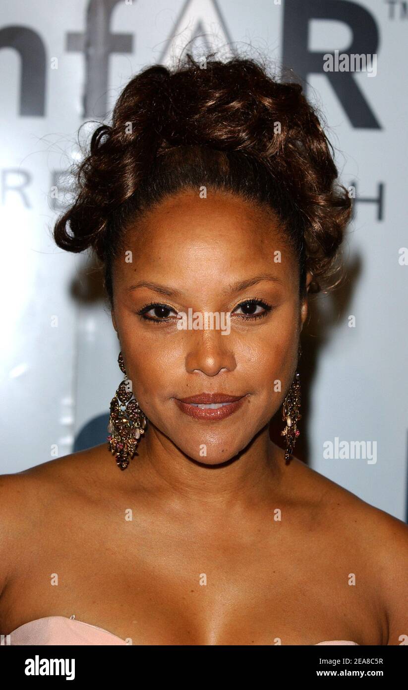 Lynn Whitfield arrives at the amfAR Honoring With Pride event held at ...