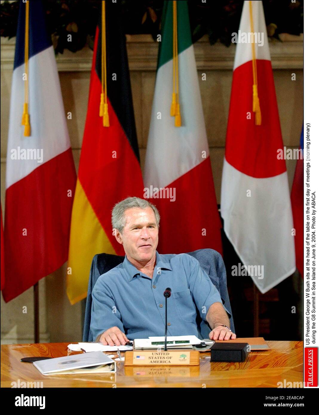 G8 summit 2004 hi-res stock photography and images - Alamy