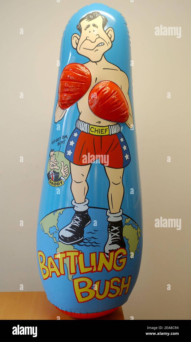 Caricature george bush hi-res stock photography and images - Alamy