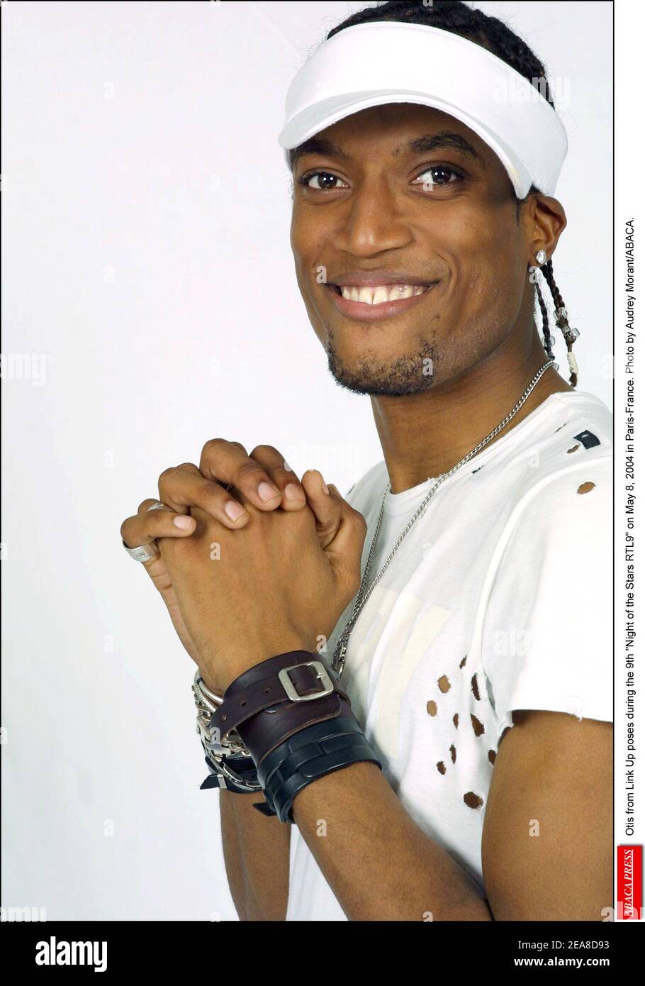 Otis from Link Up poses during the 9th Night of the Stars RTL9 on May 8 ...