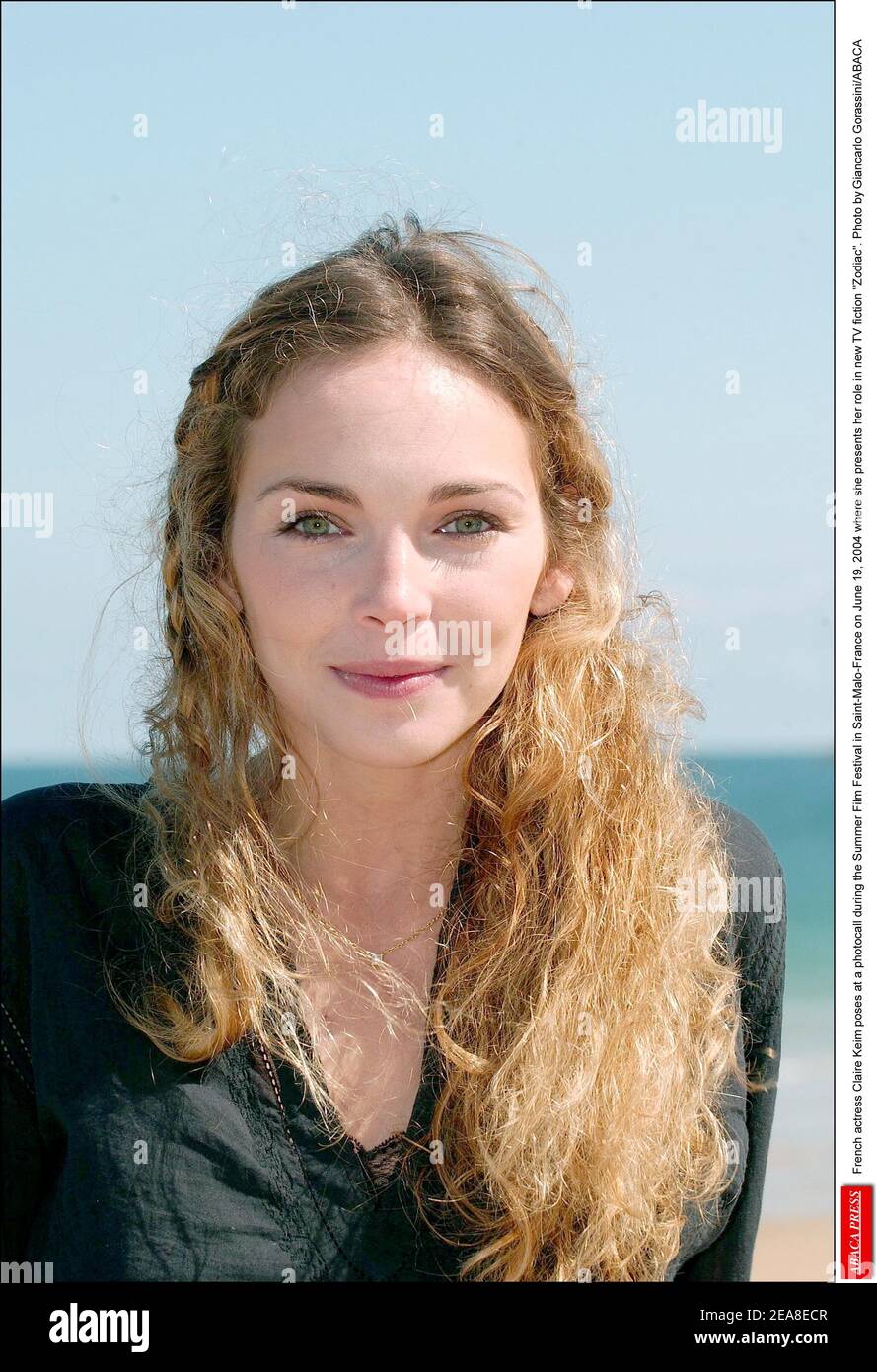 French actress Claire Keim poses at a photocall during the Summer Film ...