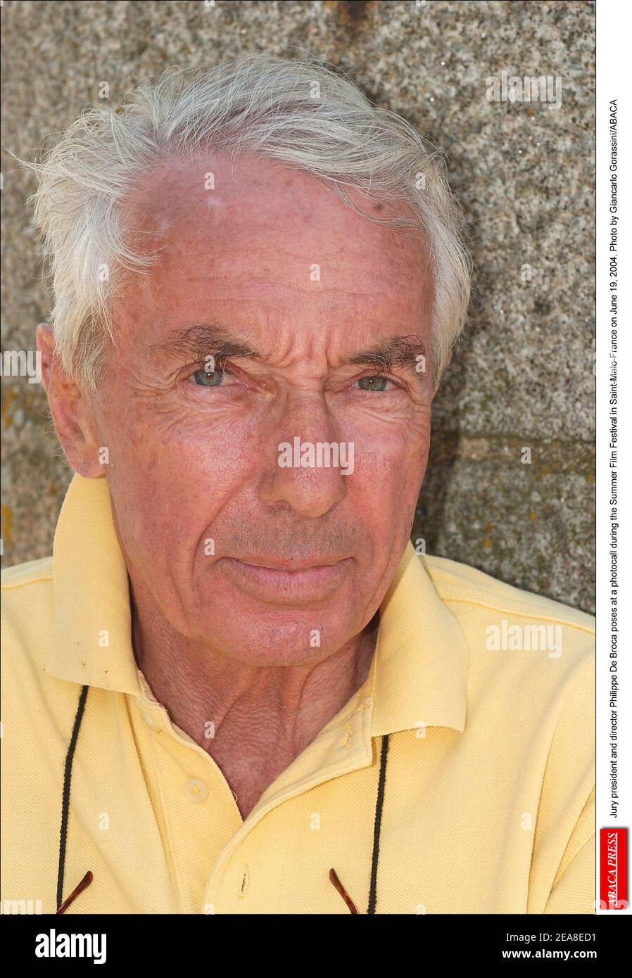 Jury president and director Philippe De Broca poses at a photocall ...
