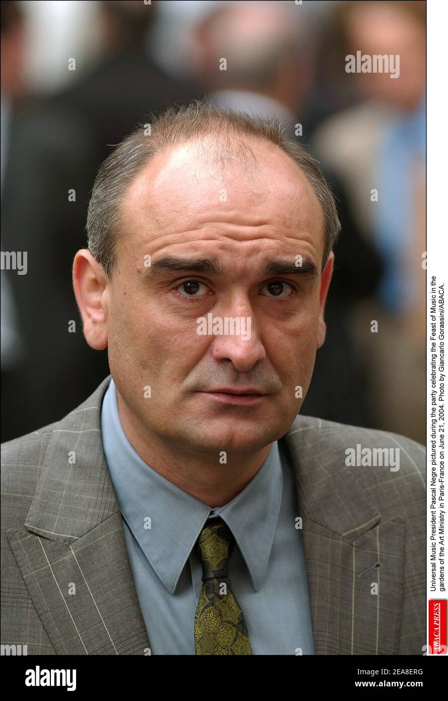 Universal Music President Pascal Negre pictured during the party ...